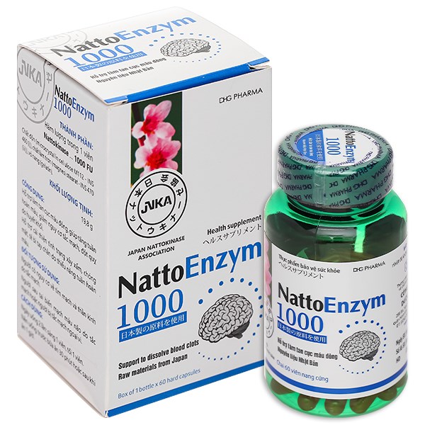 NattoEnzym hỗ trợ tan cục máu đông, ngừa đột quỵ hộp 90 viên - 02/2025 ...