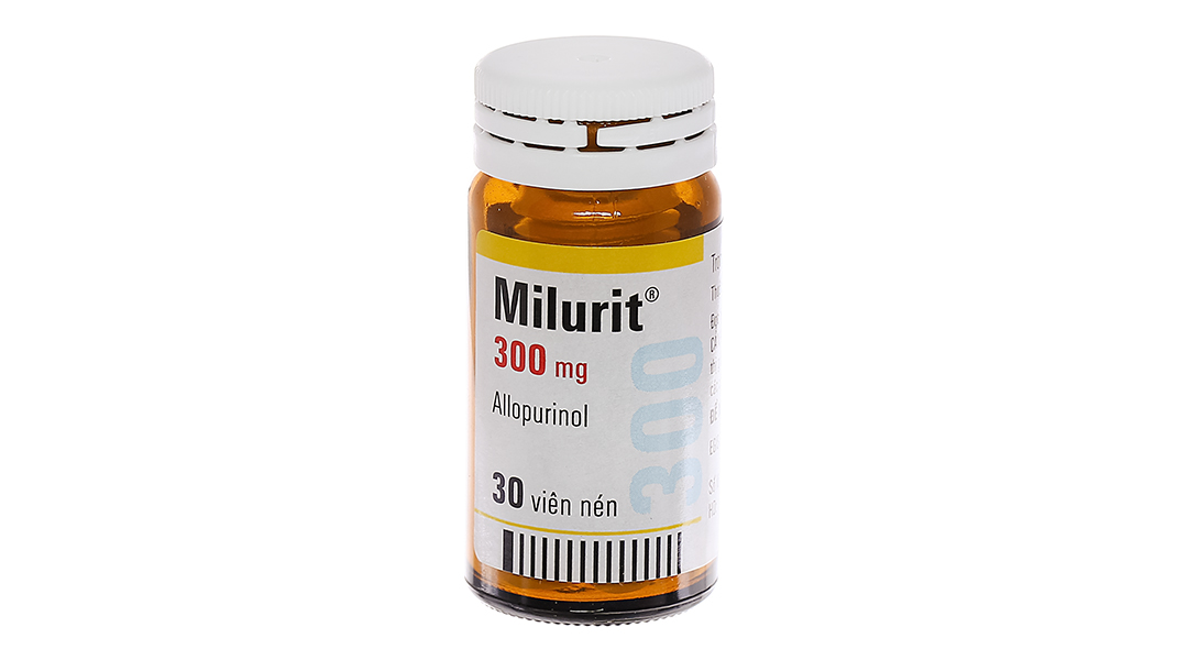 Milurit 300mg trị gout, tăng acid uric huyết lọ 30 viên 03/2023 ...