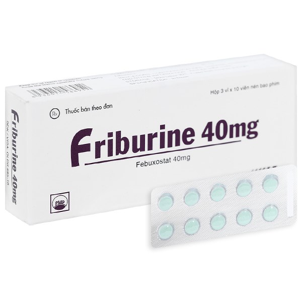 Feburic 80mg trị tăng acid uric huyết mạn tính trong bệnh gout (3 vỉ x ...