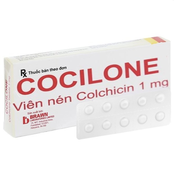 Colchicine Stada 1mg phòng và trị gout (2 vỉ x 10 viên) - 02/2023 ...