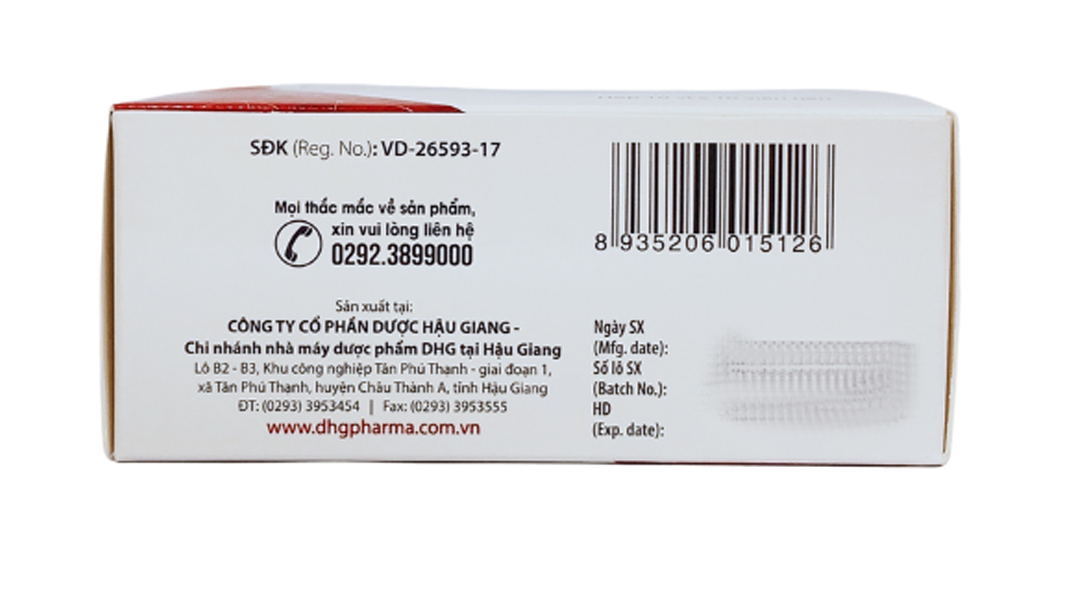 Angut 300 DHG giảm sự hình thành urat/acid uric, trị sỏi thận (10 vỉ x ...