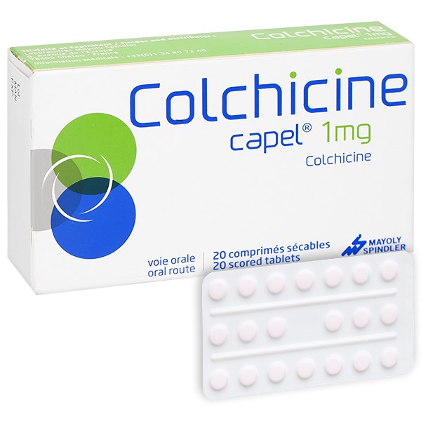 Thuốc Colchicine Capel Mayoly Spindler 1mg phòng và trị gout - 11/2024 ...