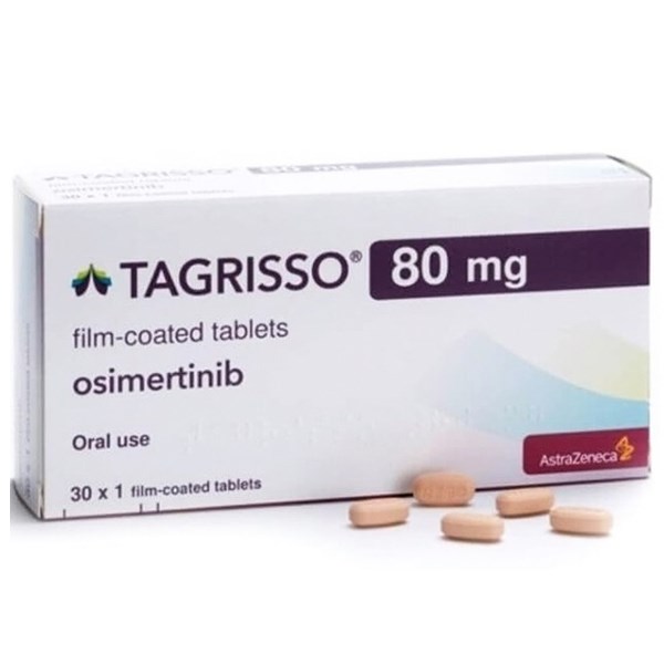 Tagrisso 80mg chỉ định điều trị ung thư tiến triển (3 vỉ x 10 viên ...