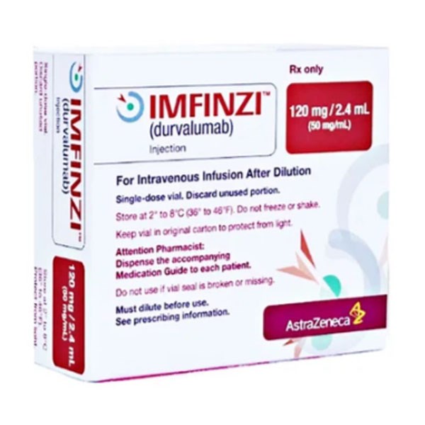 Dung dịch pha tiêm Imfinzi 120mg/2.4ml điều trị ung thư biểu mô lọ 2,4ml - 02/2025 ...