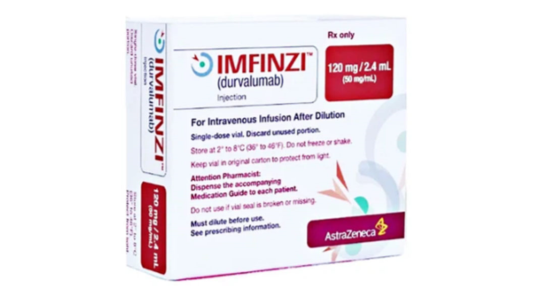 Dung dịch pha tiêm Imfinzi 120mg/2.4ml trị ung thư biểu mô, phổi lọ 2 ...