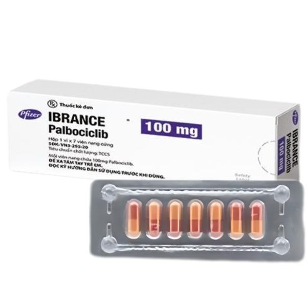 Ibrance 100mg Pfizer chỉ định điều trị một số trường hợp ung thư vú (1 ...