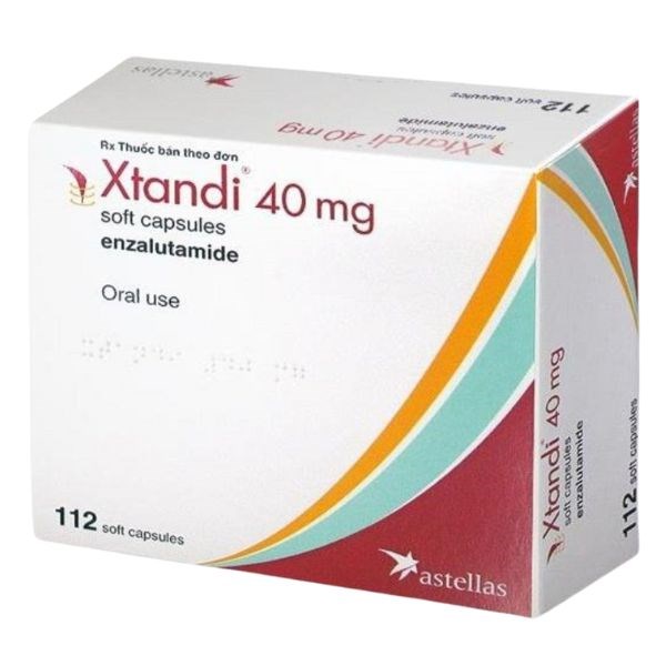 Xtandi 40mg điều trị ung thư tuyến tiền liệt (4 vỉ x 28 viên) - 02/2025 ...