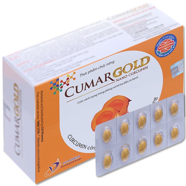 CumarGold hỗ trợ giảm viêm loét dạ dày, tá tràng hộp 30 viên - 08/2025 ...