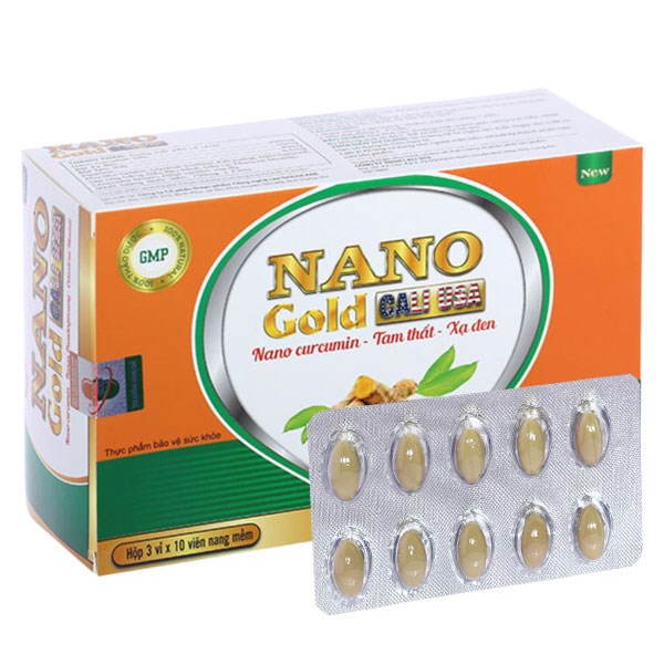 Nano Gold New Cali USA hỗ trợ giảm viêm loét dạ dày hộp 30 viên - 11/ ...