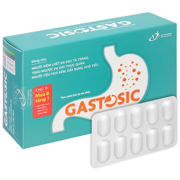 Gastosic hỗ trợ giảm trào ngược dạ dày hộp 30 viên - 11/2024 ...