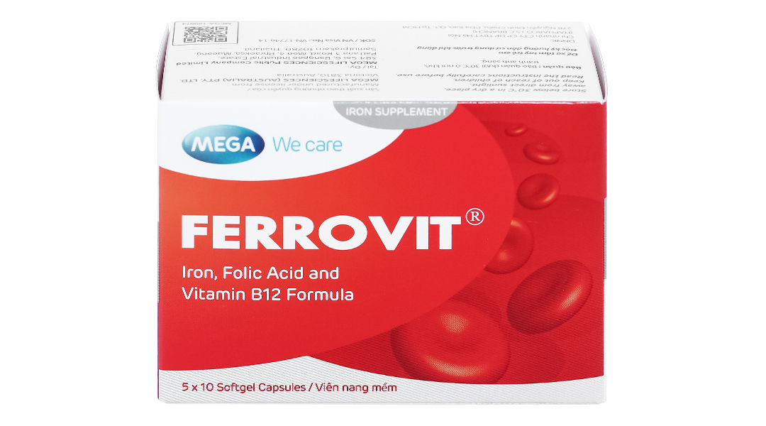 Thuốc Ferrovit hộp 50 viên-Nhà thuốc An Khang