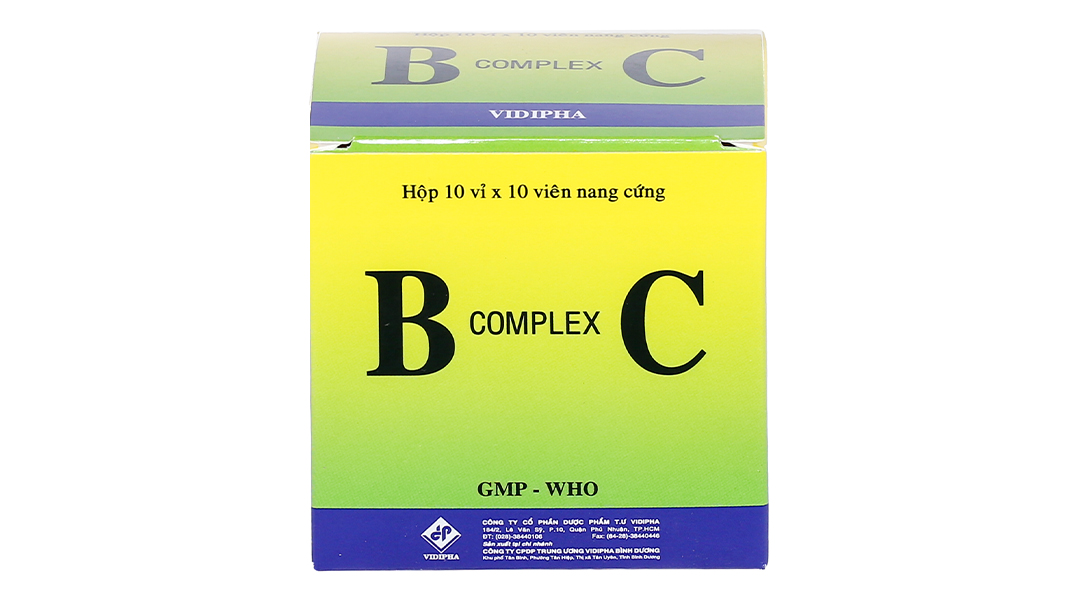 Thuốc B Complex C Vidipha hộp 100 viên-Nhà thuốc An Khang