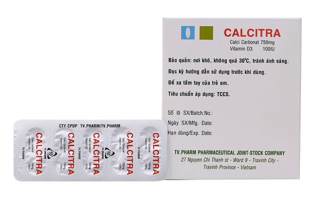 Thuốc Calcitra hộp 100 viên-Nhà thuốc An Khang