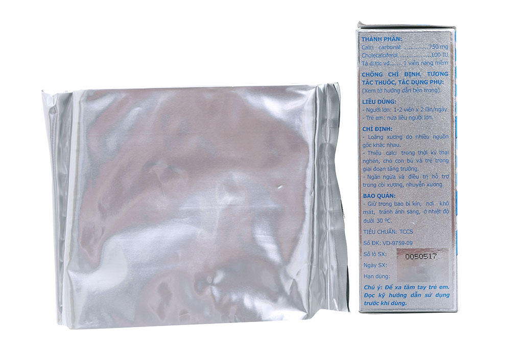 Thuốc Calsid 1250 hộp 100 viên-Nhà thuốc An Khang