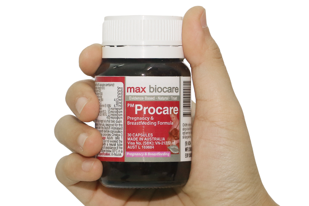 Thuốc bổ cho phụ nữ mang thai PM Procare hộp 30 viên