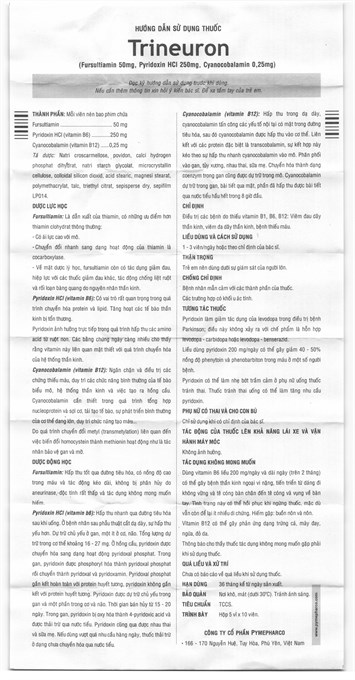 Thuốc Trineuron hộp 50 viên-Nhà thuốc An Khang