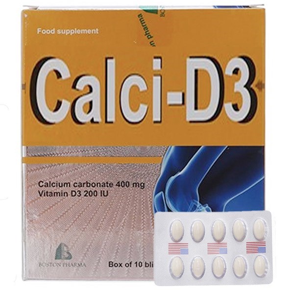 Viên uống giúp xương chắc khỏe Calci-D3 Boston Pharma hộp 100 viên - 11 ...