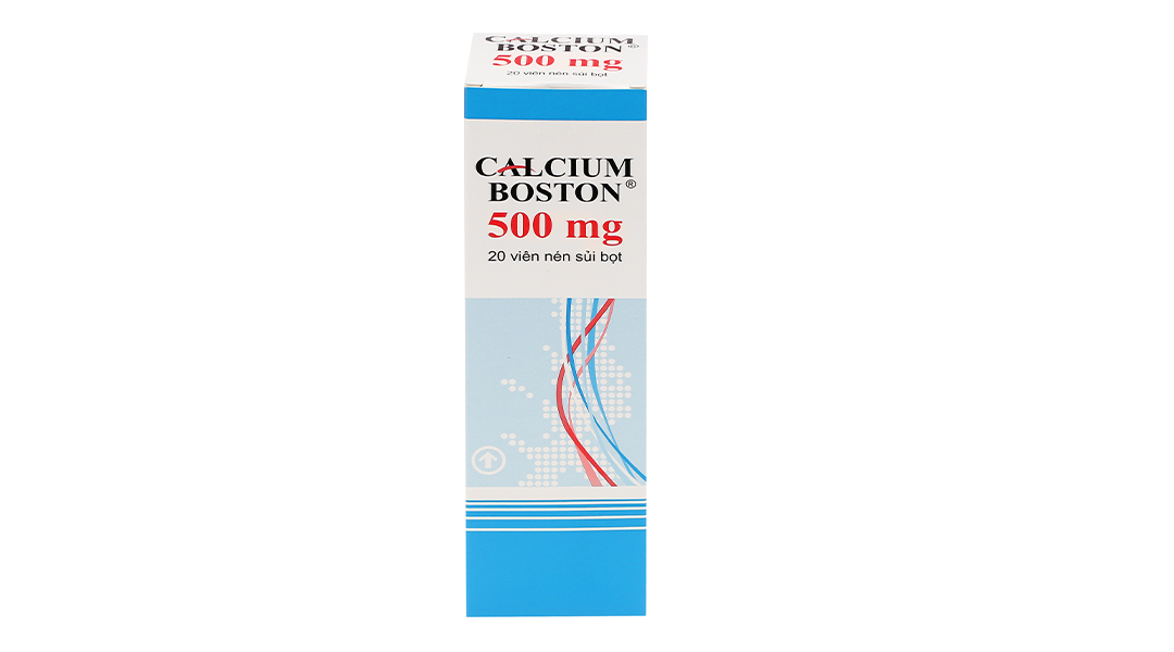 Viên sủi Calcium Boston 500mg hộp 20 viên - Nhà thuốc An Khang
