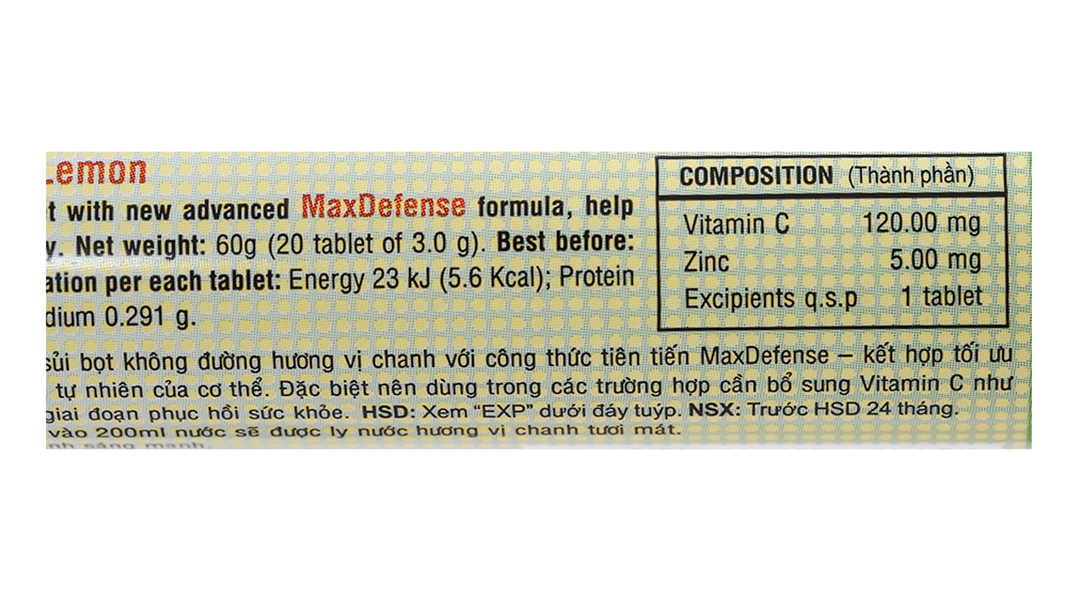 Viên sủi Plusssz Gold Max hỗ trợ tăng đề kháng tuýp 20 viên - 08/2024 ...