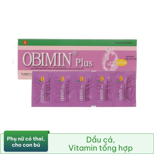 Obimin Plus Hộp 30v - 08/2025 | nhathuocankhang.com