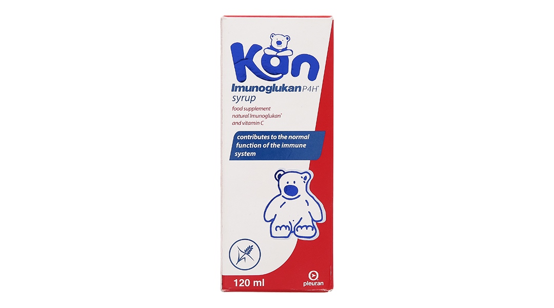 Siro Kan Imunoglukan P4H hỗ trợ tăng đề kháng cho bé chai 120ml - 08/ ...