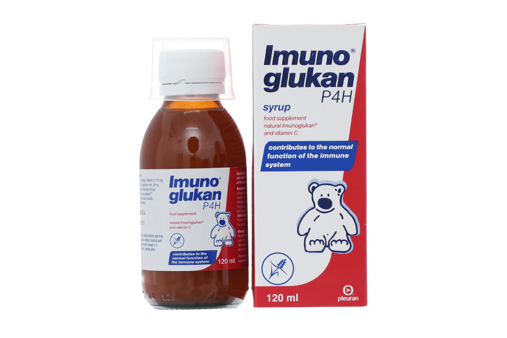 Siro tăng sức đề kháng cho trẻ Imunoglukan P4H chai 120ml