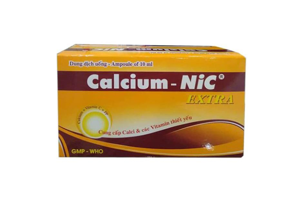 Dung dịch uống Calcium-Nic Extra 10ml hộp 20 ống-Nhà thuốc An Khang