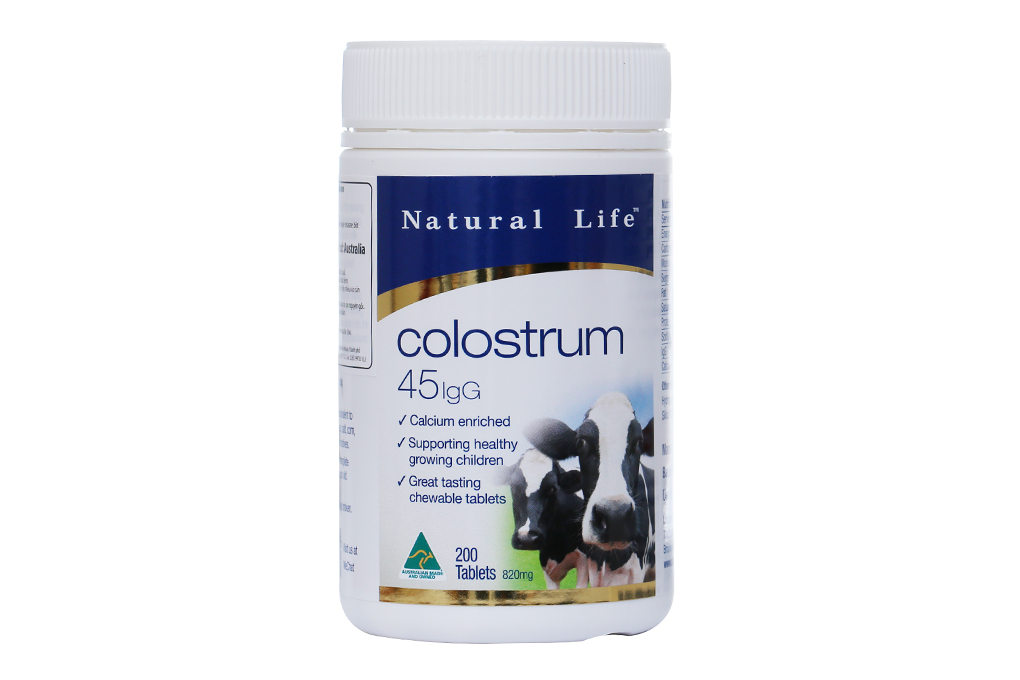 Natural Life Colostrum 45IgG tăng sức đề kháng lọ 200 viên - 08/2024 ...