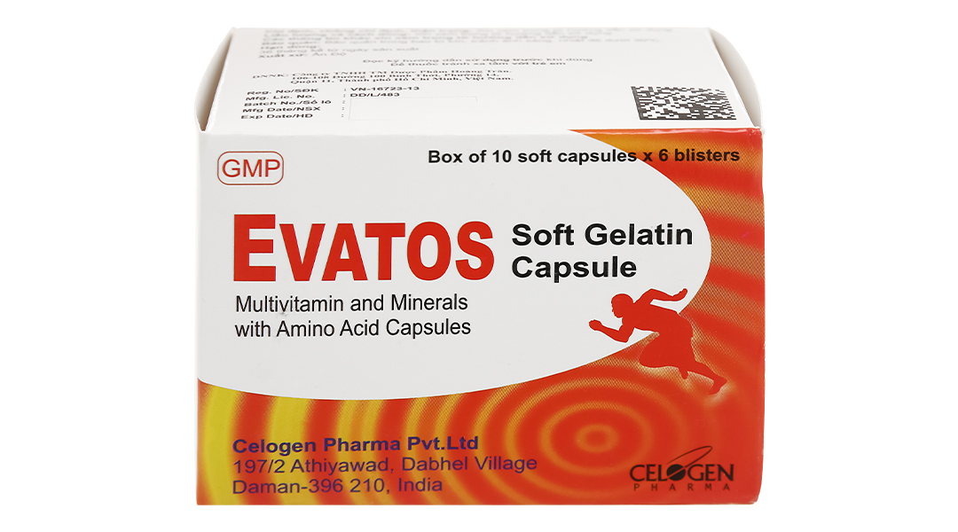 Thuốc bổ Evatos hộp 60 viên-Nhà thuốc An Khang