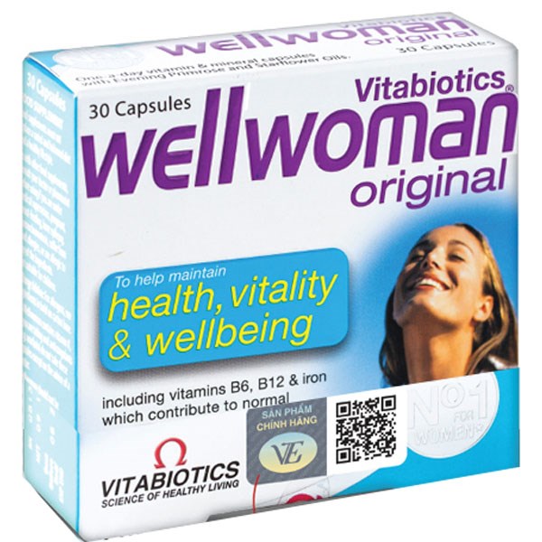 Vitabiotics Wellwoman Hộp 30v - 11/2025 | nhathuocankhang.com