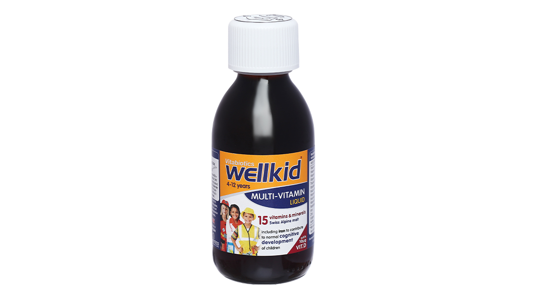 Siro bổ sung vitamin WellKid Multi-Vitamin Liquid chai 150ml