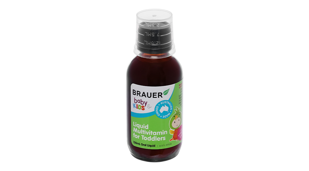 Siro Brauer Liquid Multivitamin bổ sung vitamin cho bé 1-3 tuổi chai ...
