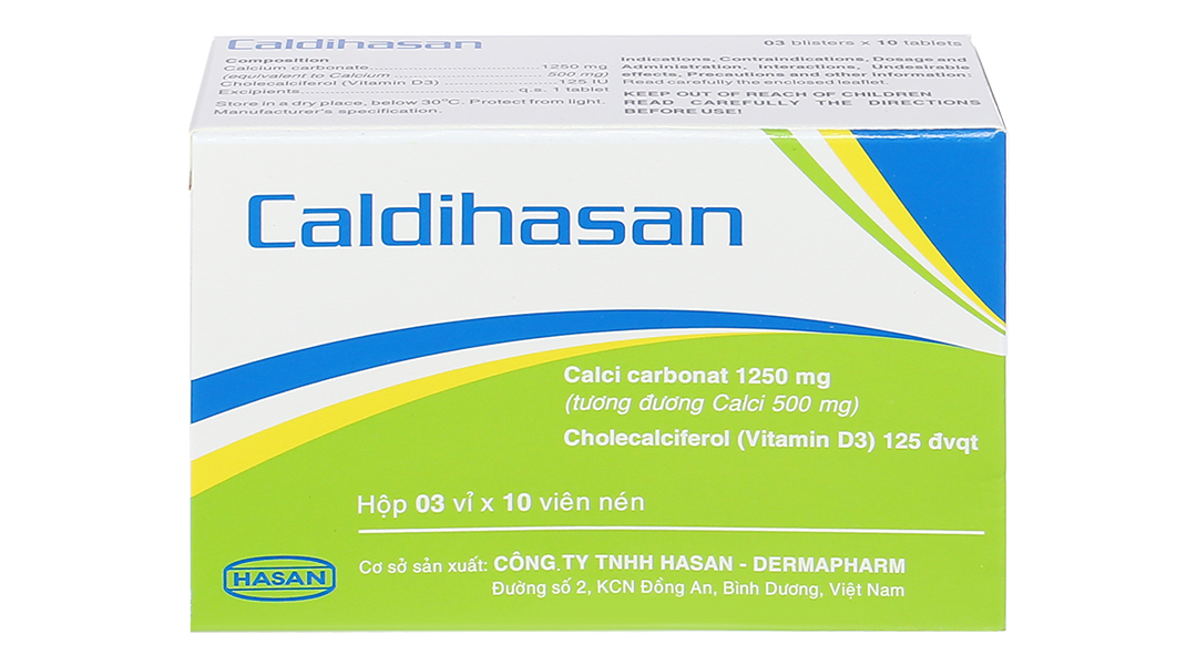 Thuốc Caldihasan hộp 30 viên-Nhà thuốc An Khang