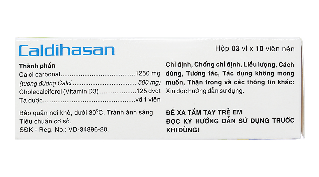 Thuốc Caldihasan hộp 30 viên-Nhà thuốc An Khang