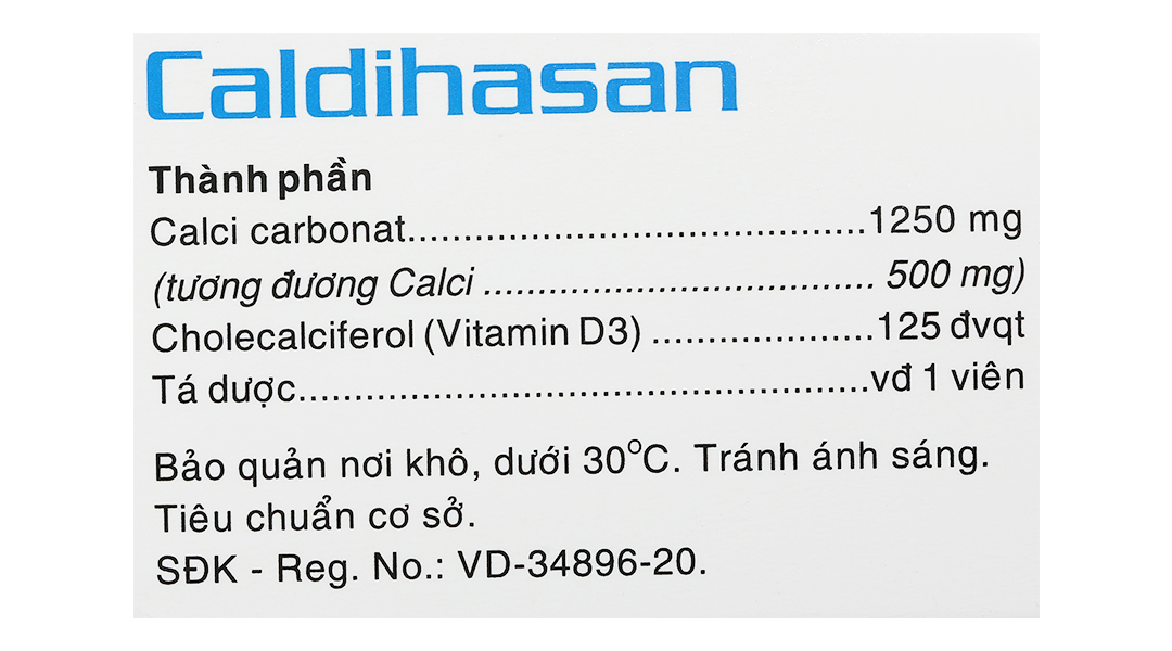 Thuốc Caldihasan hộp 30 viên-Nhà thuốc An Khang