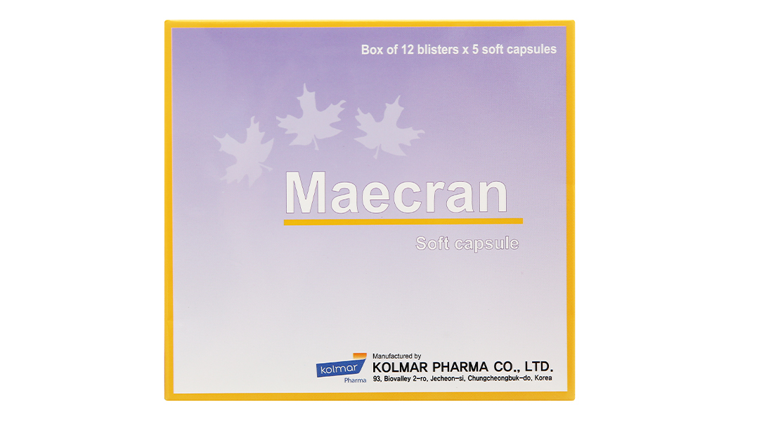 Thuốc Maecran hộp 60 viên-Nhà thuốc An Khang