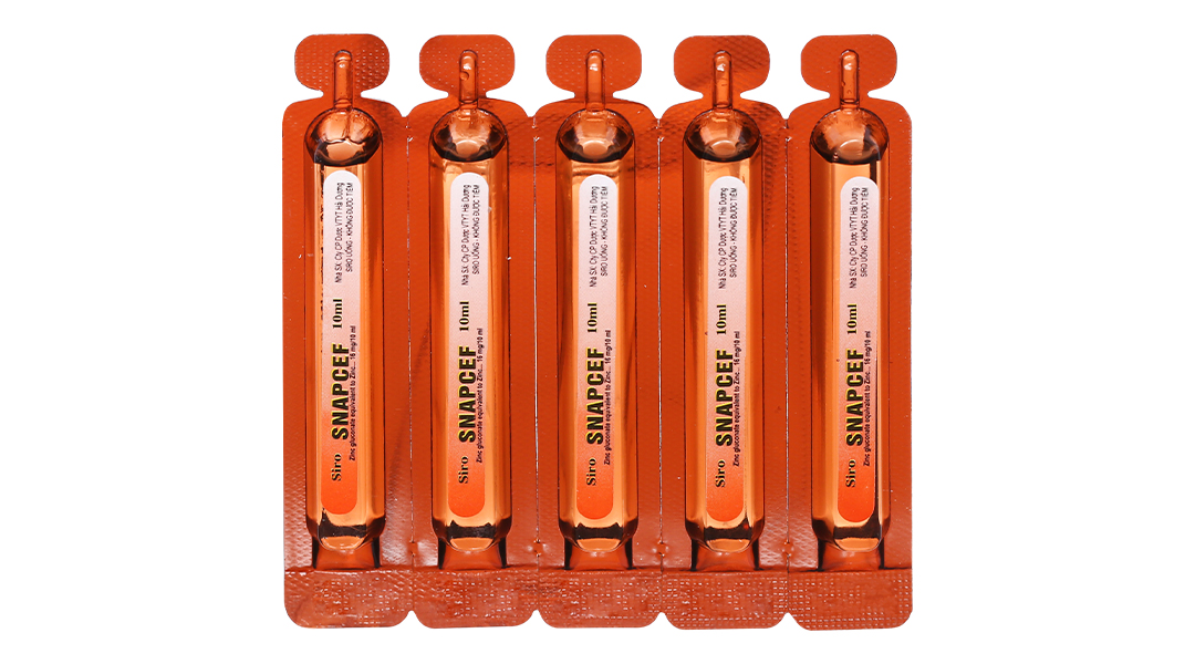 Thuốc Syrup Snapcef 10ml hộp 20 ống-Nhà thuốc An Khang