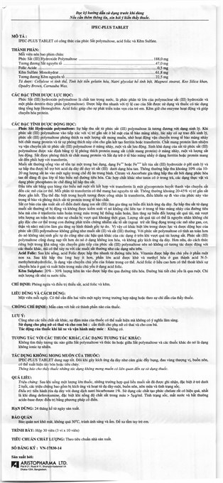 Thuốc Ipec-plus hộp 30 viên-Nhà thuốc An Khang