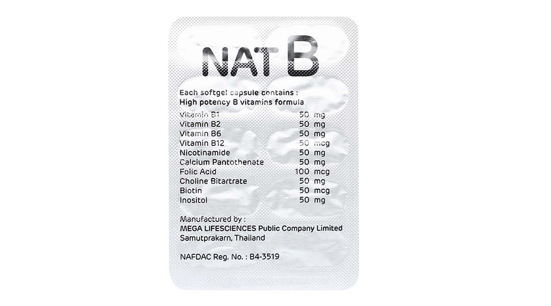 Nat B bổ sung vitamin B, giảm mệt mỏi hộp 30 viên - 08/2024 ...