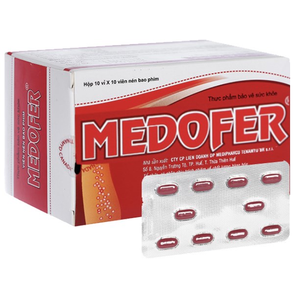 Medofer Hộp 100v - 10/2025 | nhathuocankhang.com