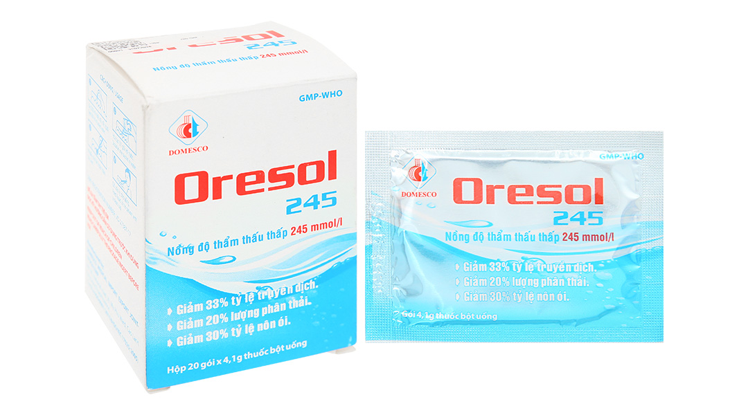Oresol 245 DMC hộp 20 gói bổ sung nước và muối khoáng cho cơ thể - Nhà ...
