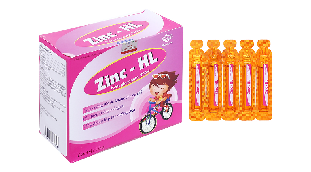 Siro ZinC-HL hỗ trợ tăng đề kháng hộp 20 ống x 10ml - 06/2024 ...