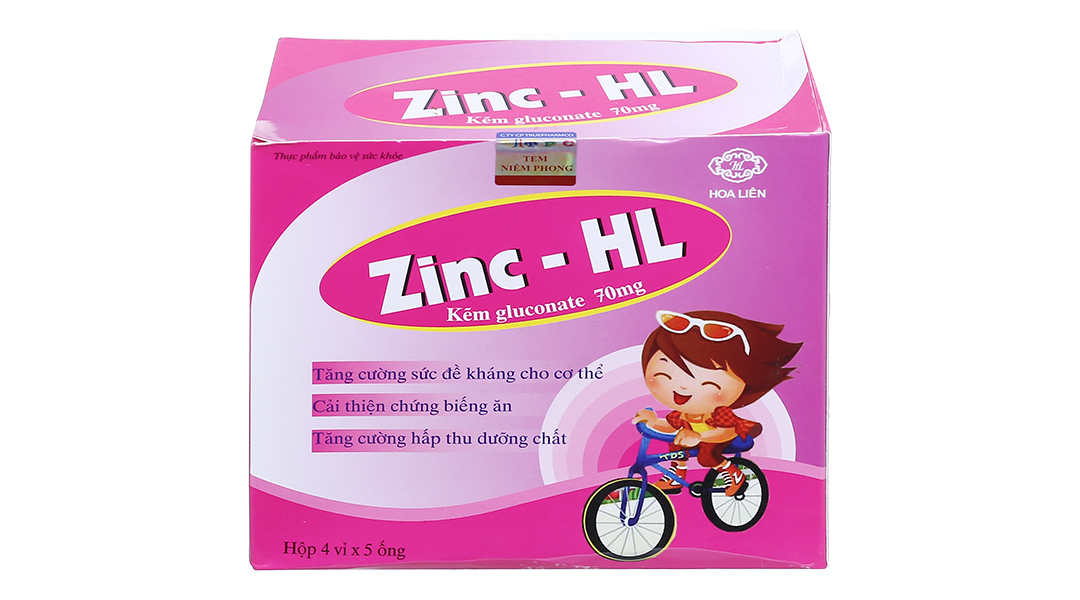 Siro ZinC-HL hỗ trợ tăng đề kháng hộp 20 ống x 10ml - 06/2024 ...