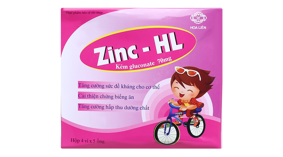 Siro ZinC-HL hỗ trợ tăng đề kháng hộp 20 ống x 10ml - 06/2024 ...
