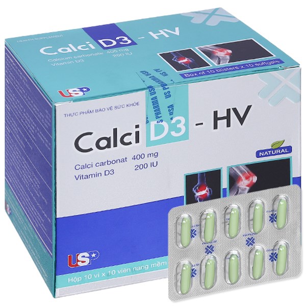 Calci D3 - Hv Hộp 100v - 04/2026 | nhathuocankhang.com