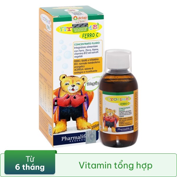 Thực phẩm bảo vệ sức khỏe Fitobimbi Ferro C chai 200ml - 11/2025 ...