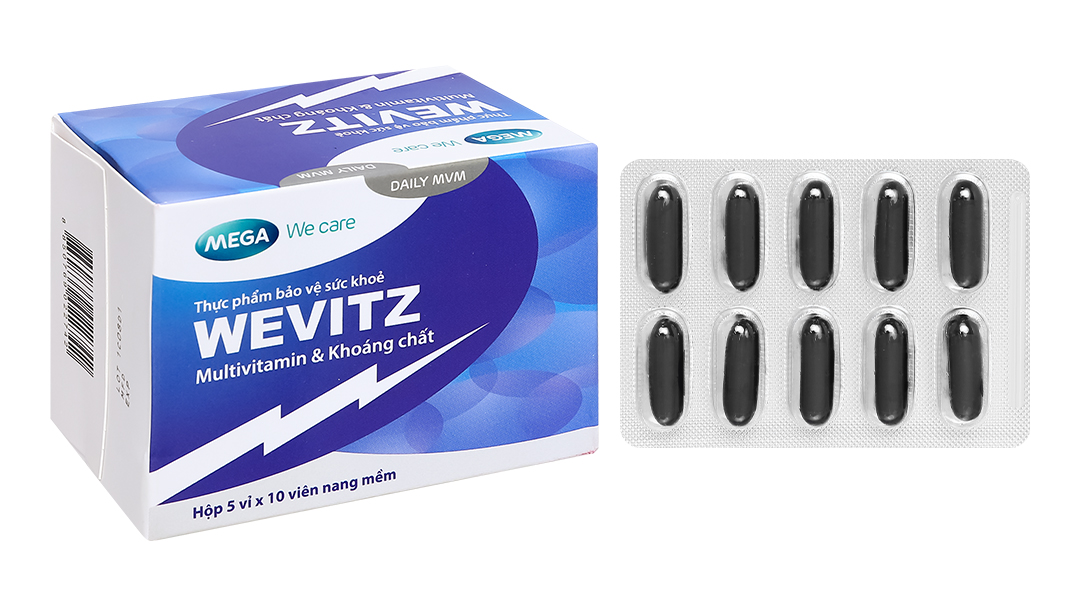 Wevitz bổ sung vitamin, tăng đề kháng hộp 50 viên - 02/2023 ...
