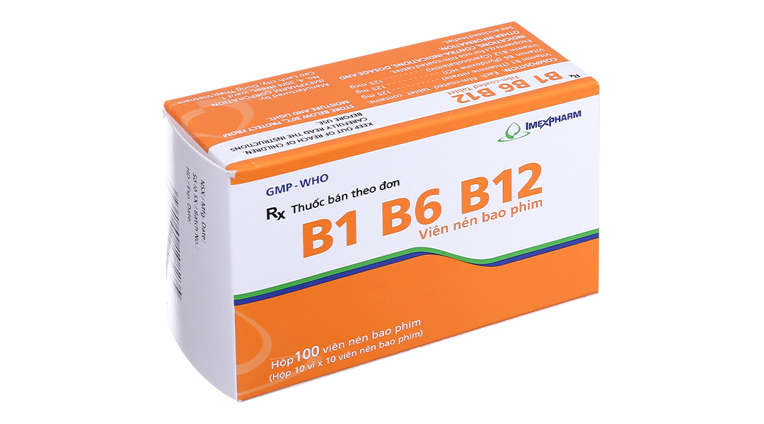 B1 B6 B12 IMP 100 viên bổ sung vitamin B - Nhà thuốc An Khang