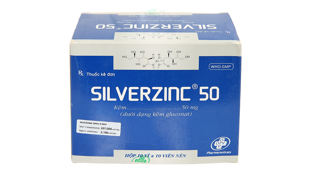 Silverzinc 50mg phòng và trị thiếu kẽm - Nhà thuốc An Khang