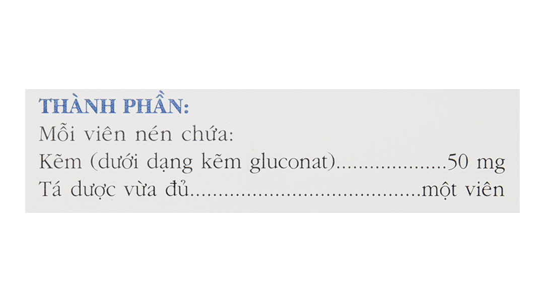 Silverzinc 50mg phòng và trị thiếu kẽm - Nhà thuốc An Khang